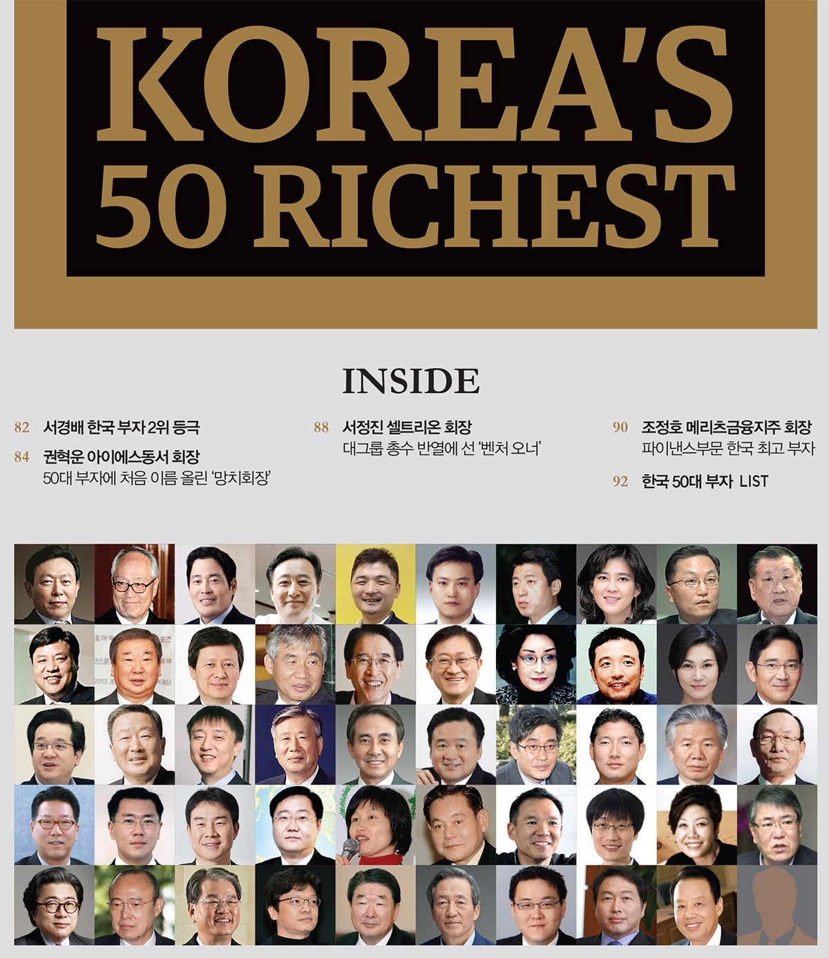 KOREA’S 50 RICHEST
